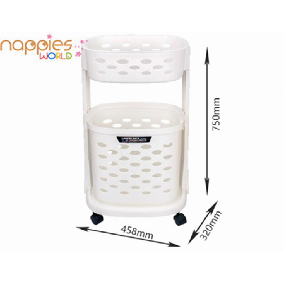 ASVEL Double Layer Laundry bucket